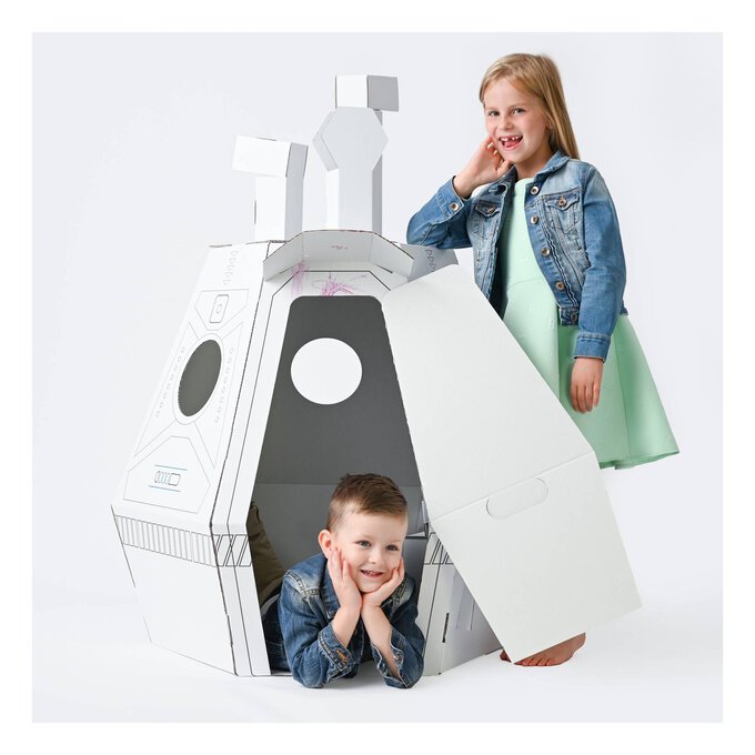 Colour-In Cardboard Rescue Capsule - Hobbycraft