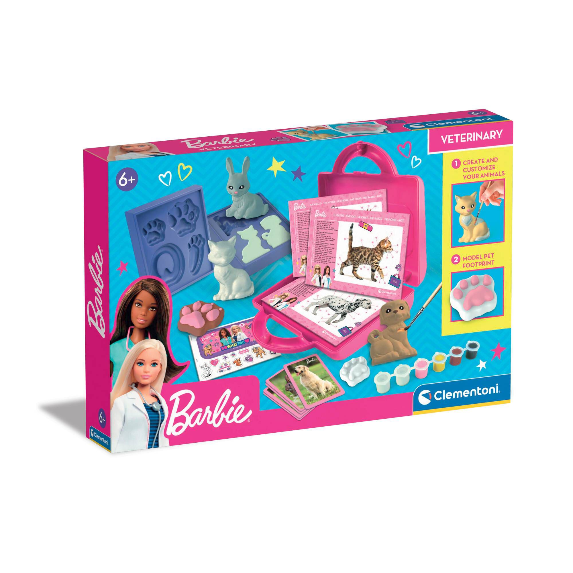 Clementoni Barbie Veterinary Set - Hobbycraft