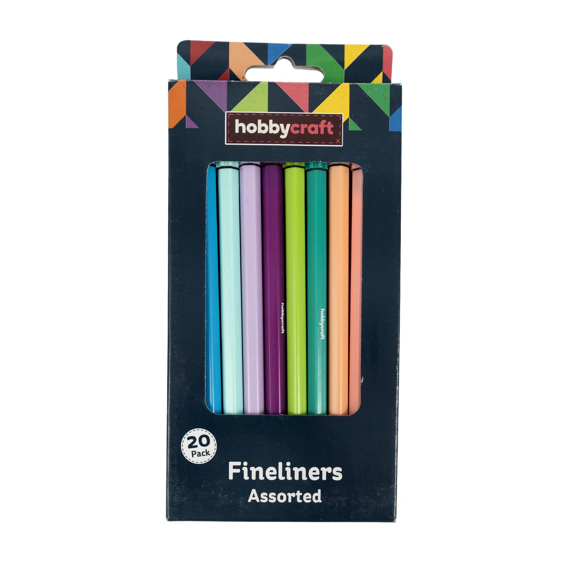 Assorted Fineliners 20 Pack - Hobbycraft