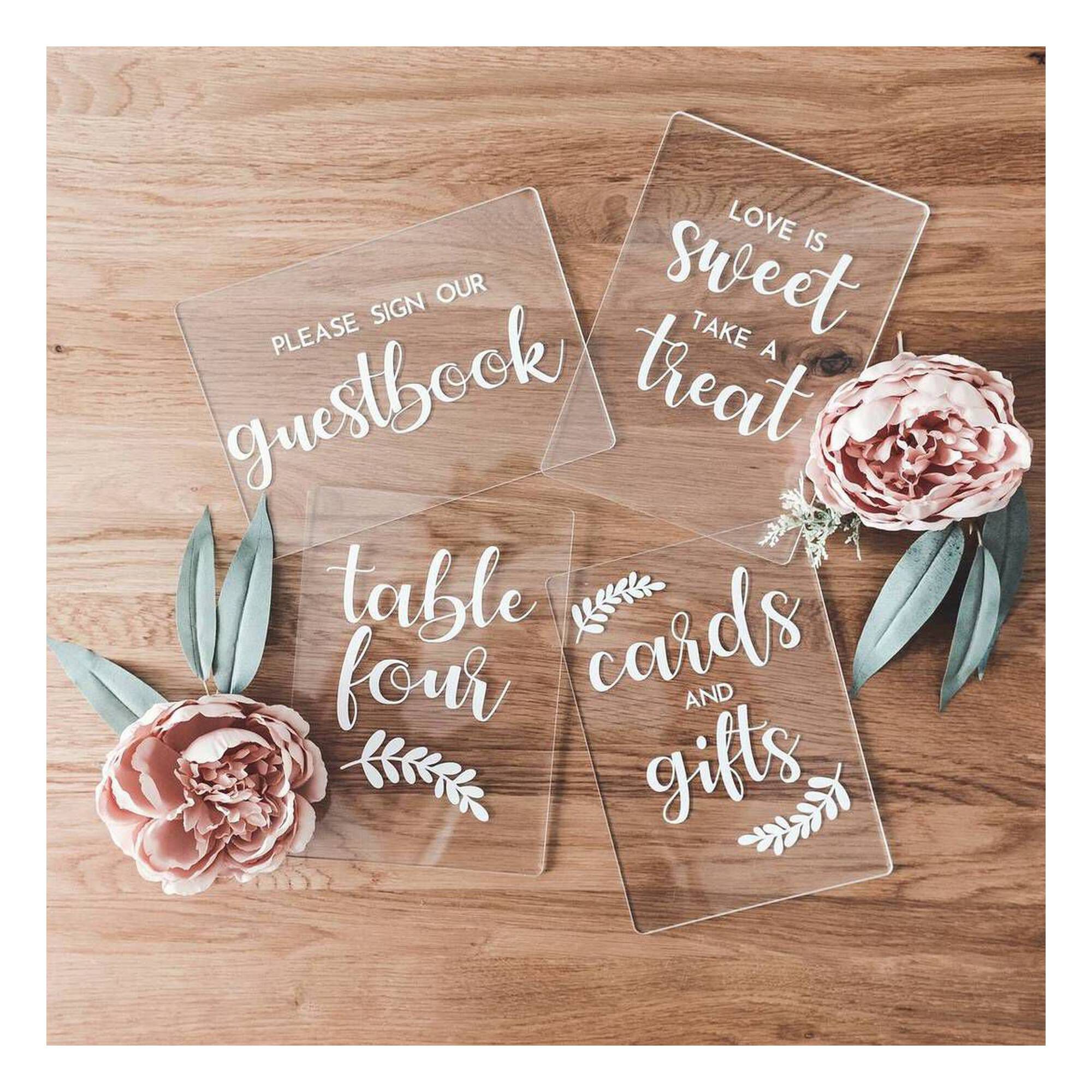 Clear Acrylic Boards 15cm X 21cm 4 Pack - Hobbycraft
